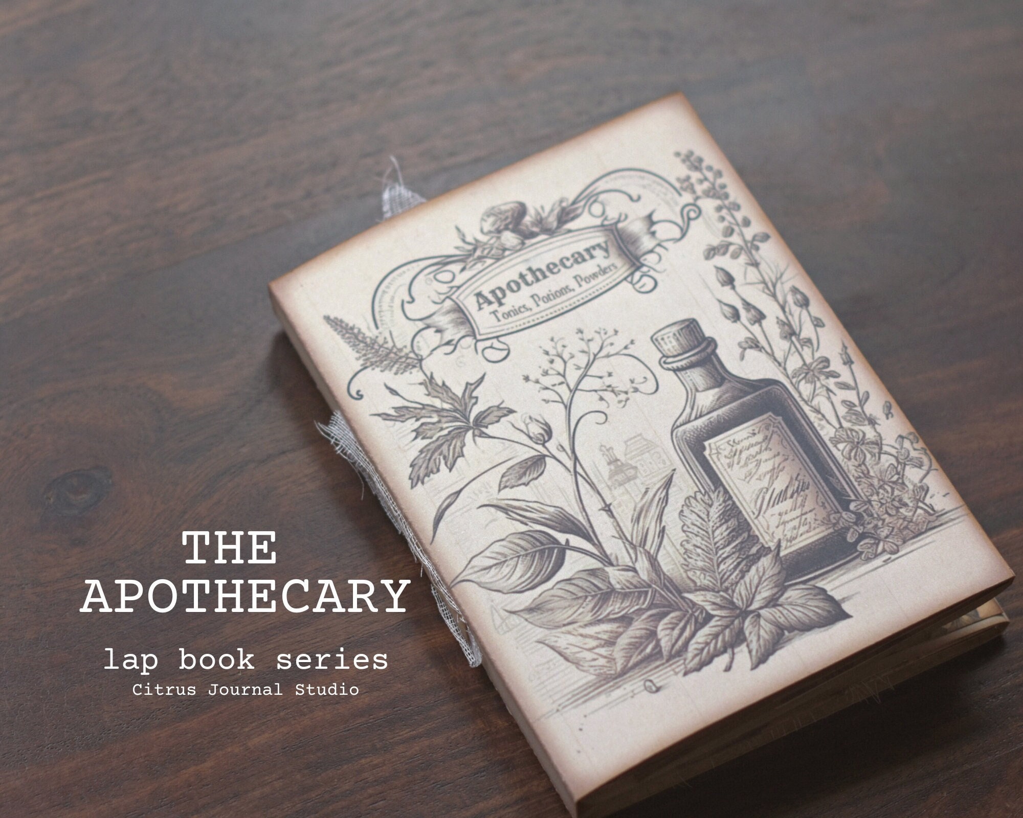 Apothecary Lapbook, Junk Journal Kit, Vintage Journal, Journal Tag ...