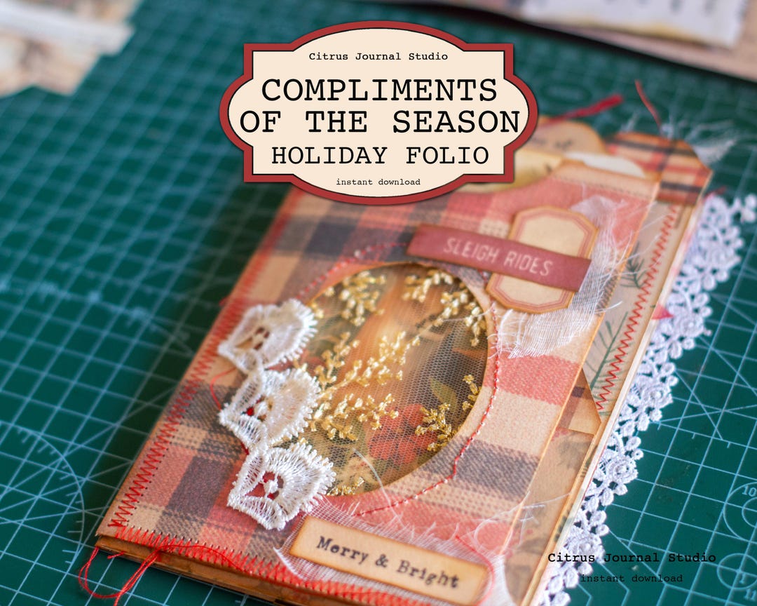 Holiday Folio, Compliments of the Season, Deck the Halls, Vintage ...