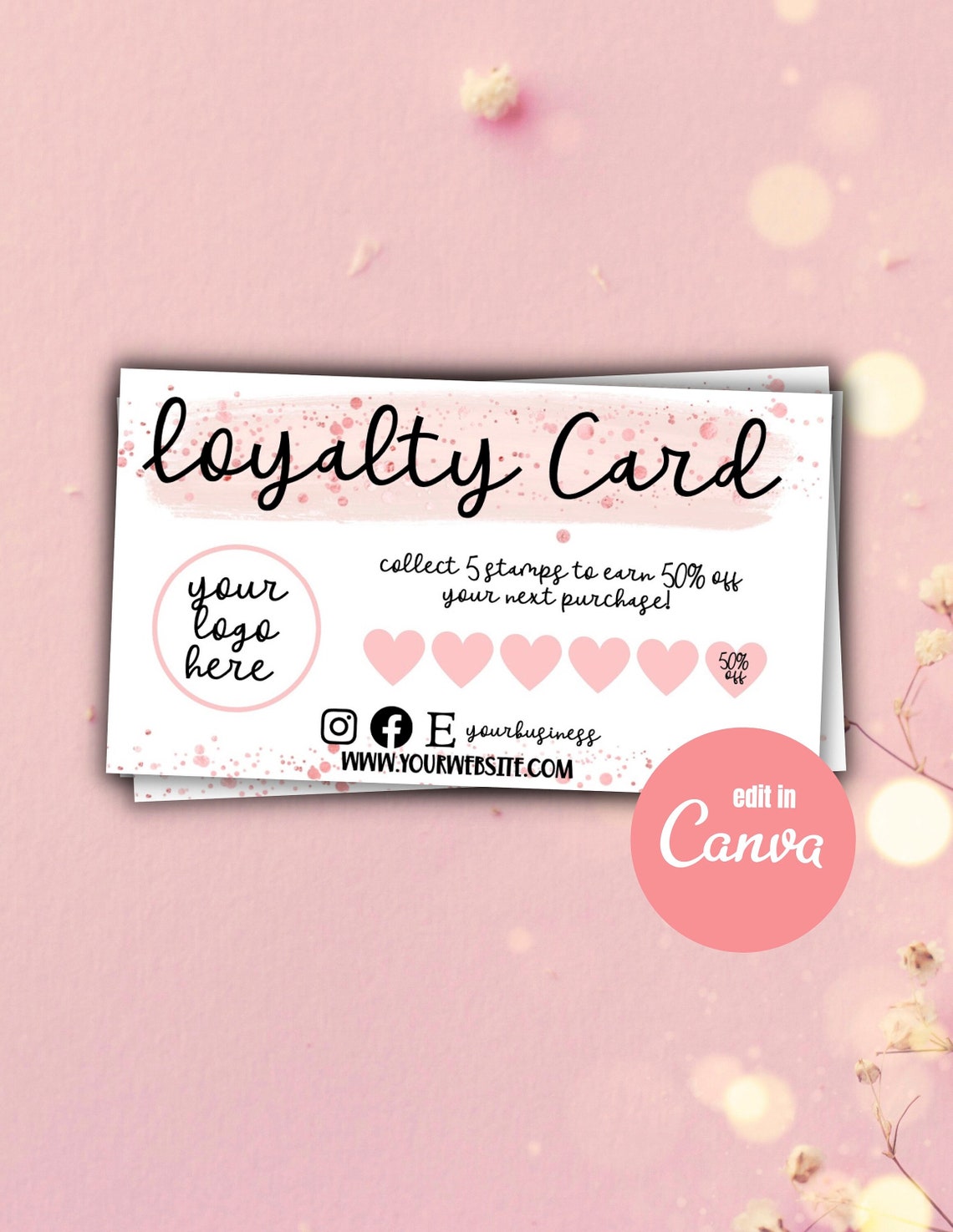 Loyalty Card, Reward Punch Cards, Discount Cards, Business Card Stamps ...