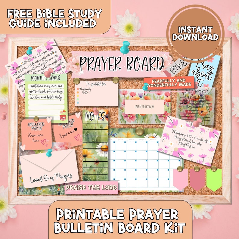 Prayer Board Kit, Prayer Vision Board, Prayer Board Starter Kit, Prayer ...