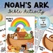 Noah's Ark Bible Lesson for Kids, VBS Activity, Genesis, Christian ...