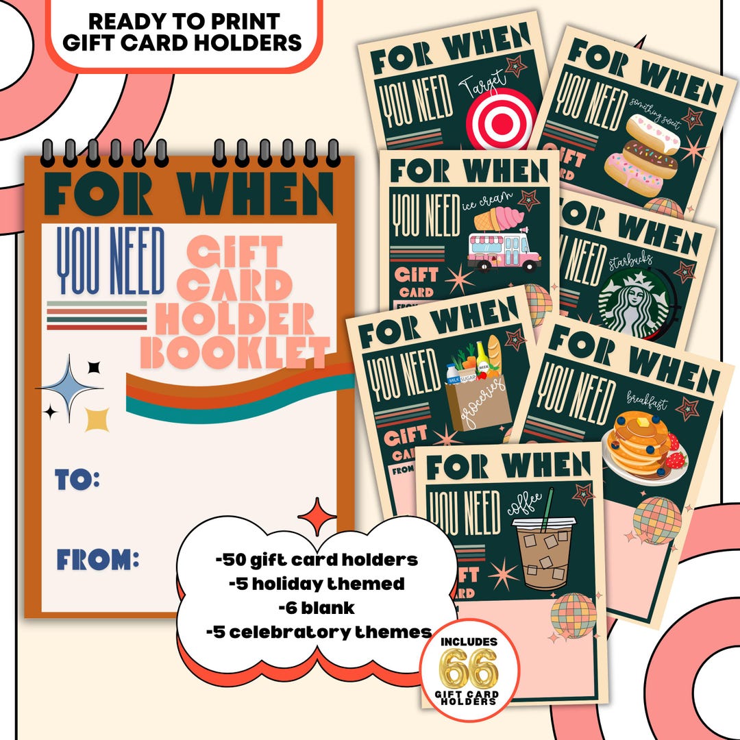 College Gift Card Book, Open When College, College Gifts, Open When ...