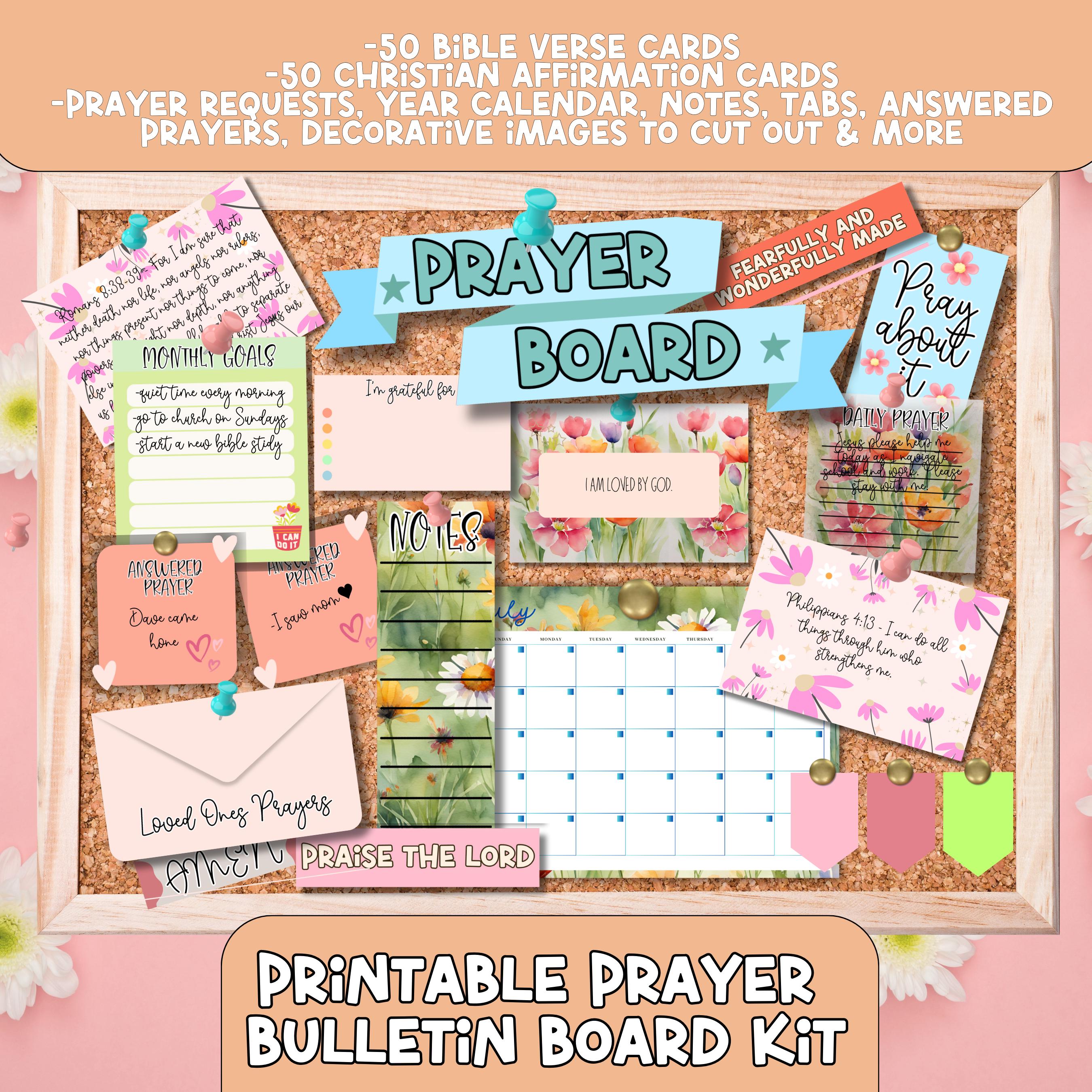 Prayer Board Kit, Prayer Vision Board, Prayer Board Starter Kit, Prayer ...