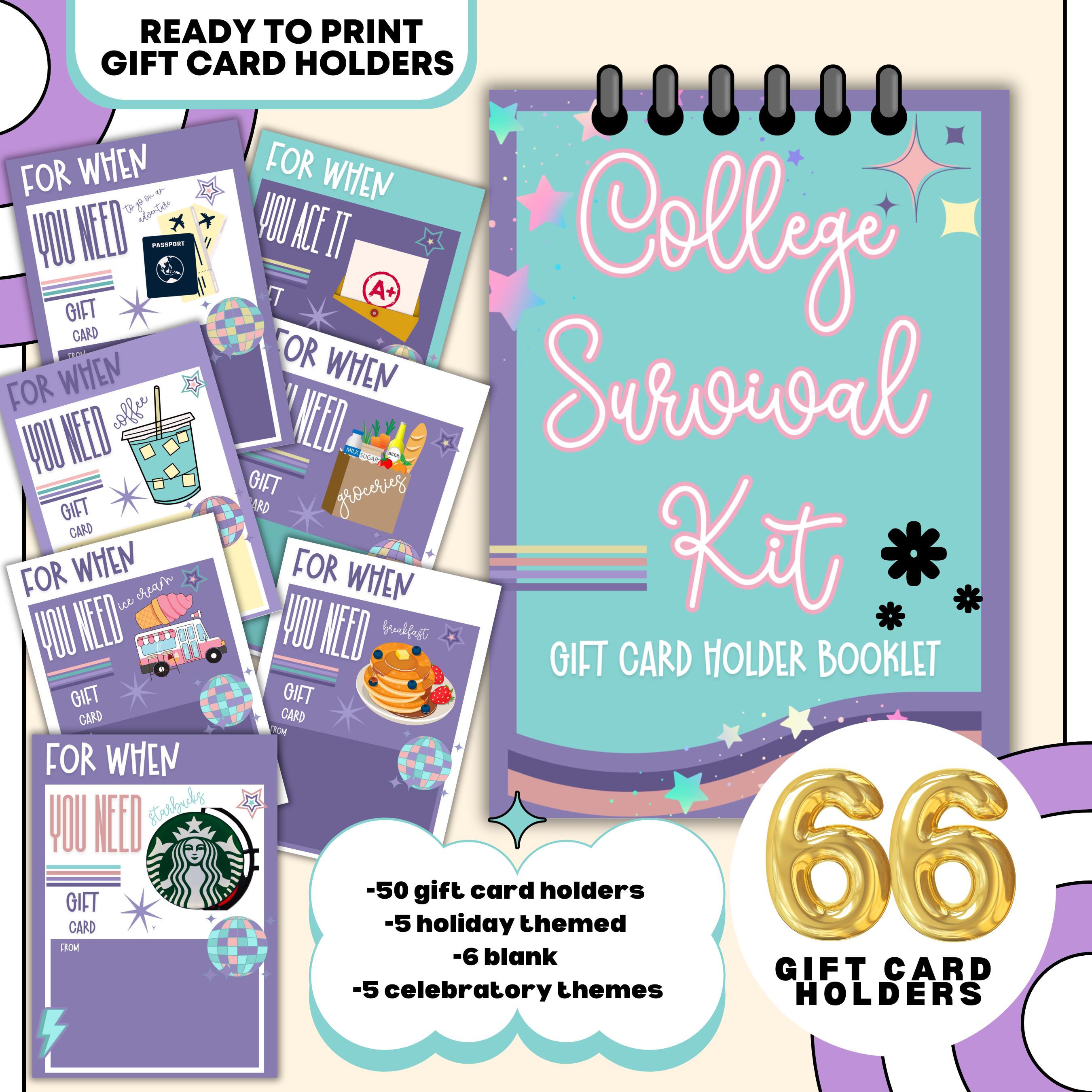 College Gift Card Book, Open When College, College Gifts, Open When ...
