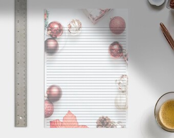 Christmas Themed Collection #1 - Lined & Unlined - Memo and Letter ...