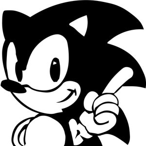 Sonic the Hedgehog SVG PDF PNG - Etsy