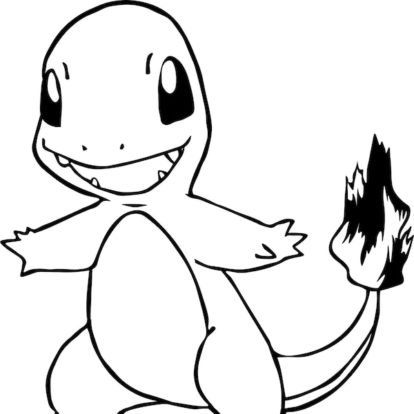 Charmander Svg - Etsy