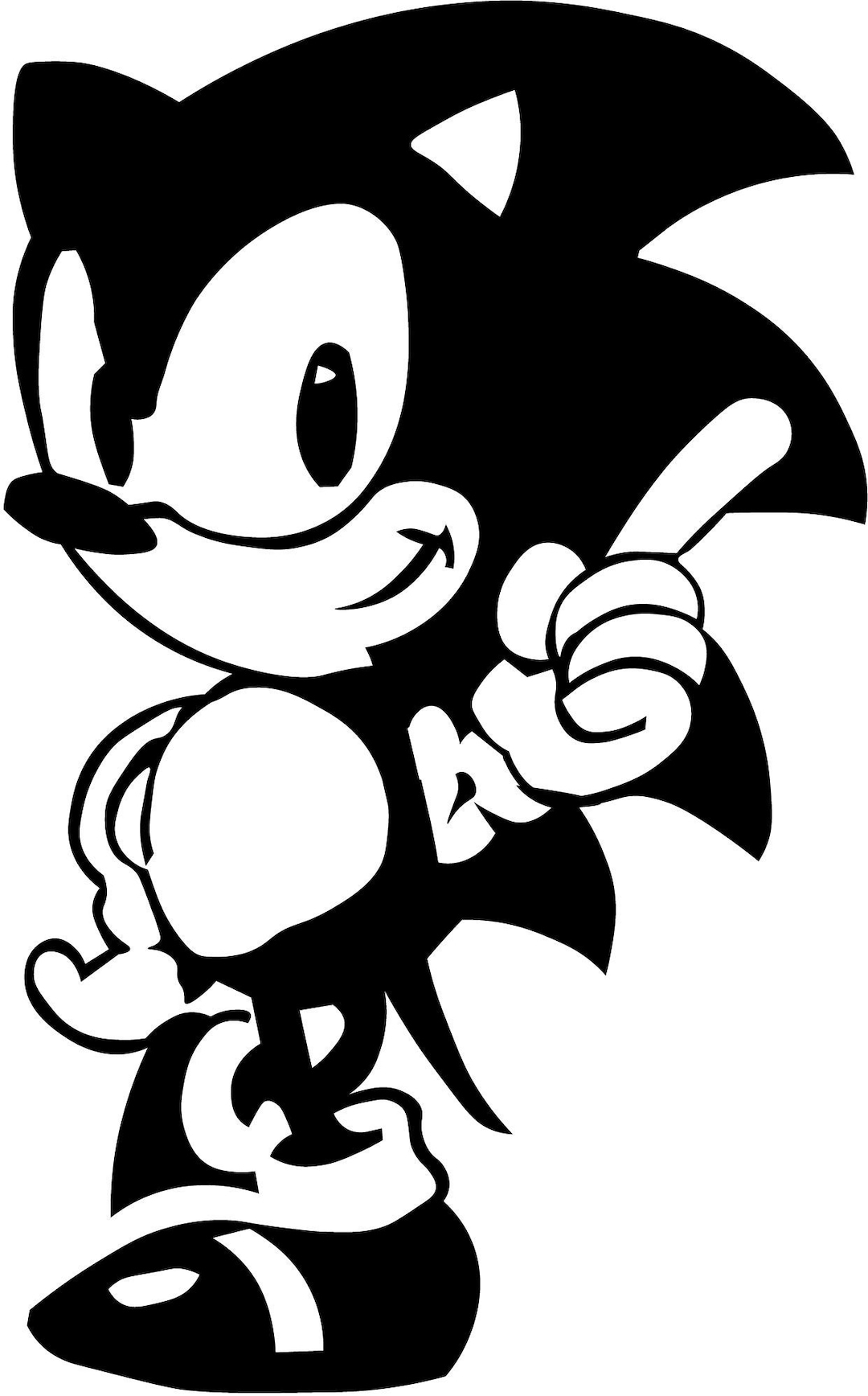 Sonic the Hedgehog SVG, PDF, PNG - Etsy