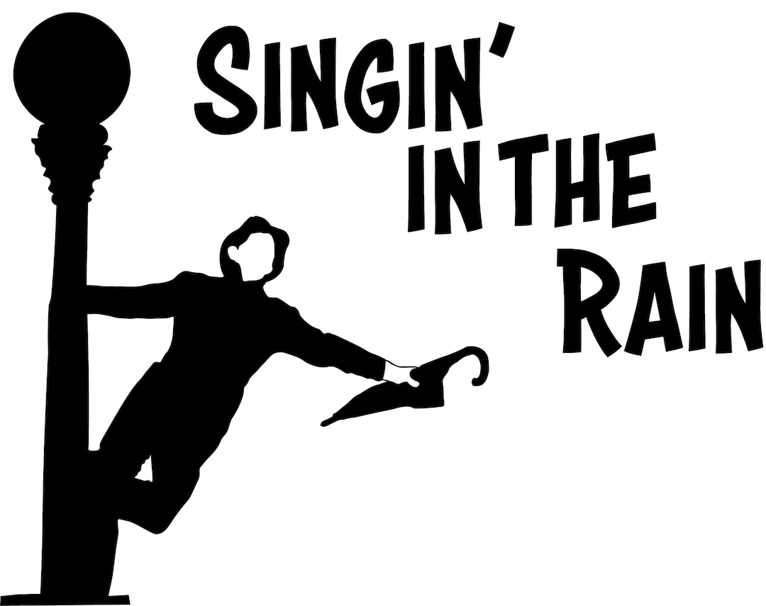 Singin in the Rain SVG, PNG, JPEG - Etsy