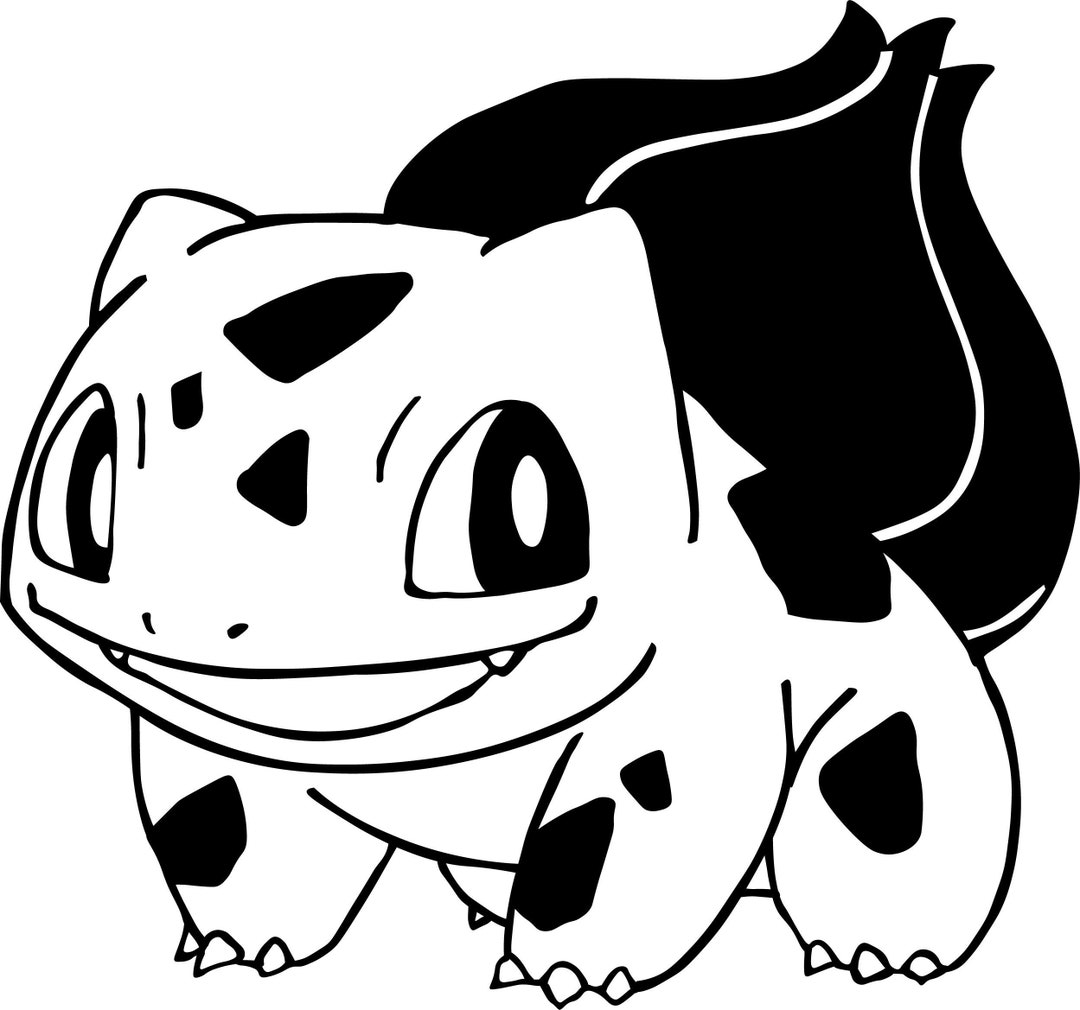 Bulbasaur pokemon SVG PDF PNG - Etsy Australia
