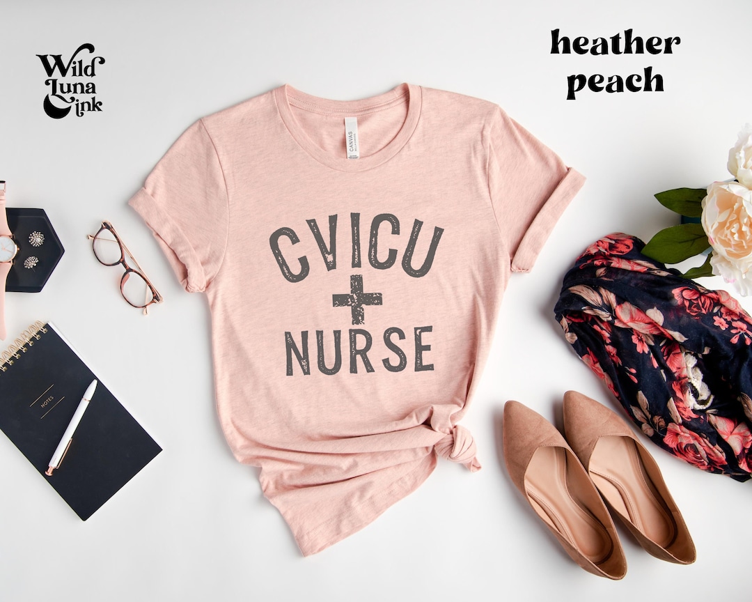 CVICU Nurse Shirt cvicu nurse t shirt cardiovascular icu cvicu tshirt ...