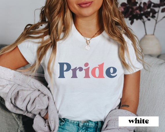 LGBTQ Pride Retro Minimalist Subtle Tee Queer Shirt Lesbian - Etsy