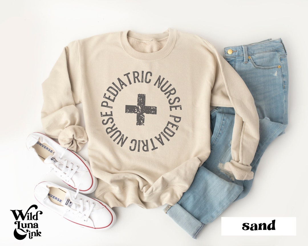 Pediatrics Sweatshirt Pediatric N Peds ED Picu Nurse Picu Sweatshirt ...