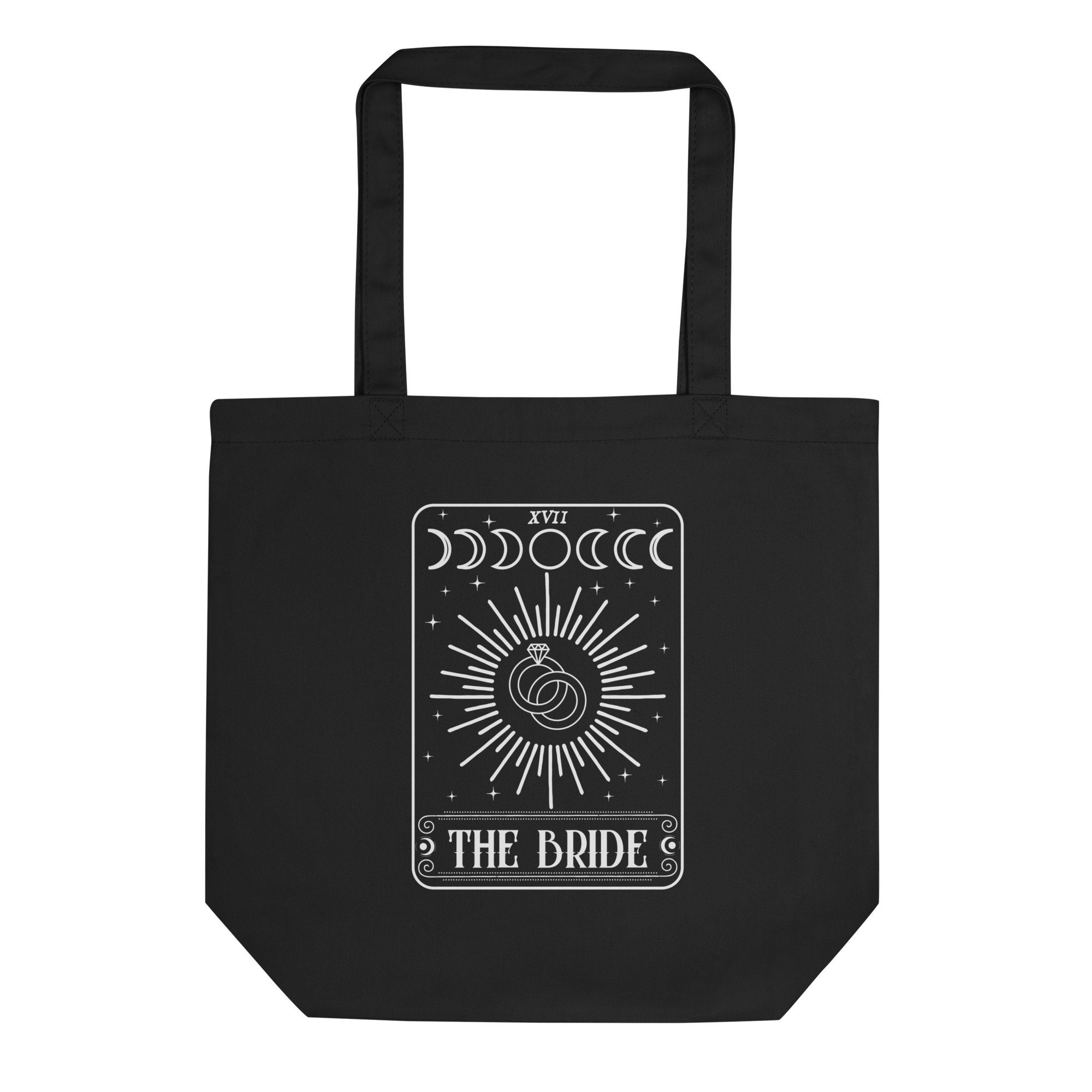 Celestial Bride Gift, the Bride Tarot Card Canvas Tote Bag, Wedding ...