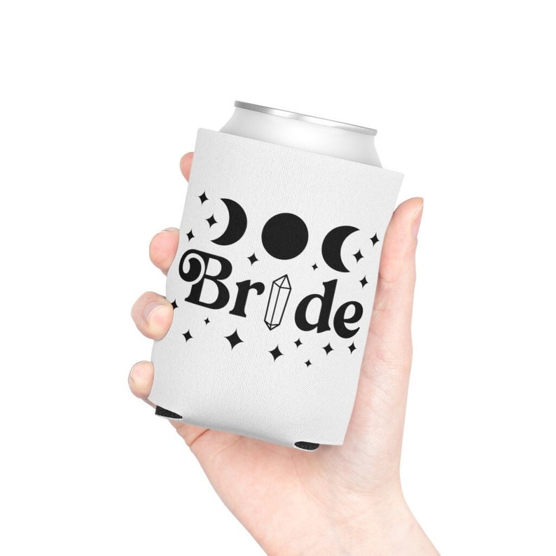 Witchy Bride Can Cooler Hitched Bride Tarot Coven Crystal - Etsy