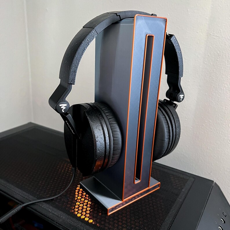 3D Printed Headphone Stand: Desk Organizer, Gaming Headset Holder - Etsy