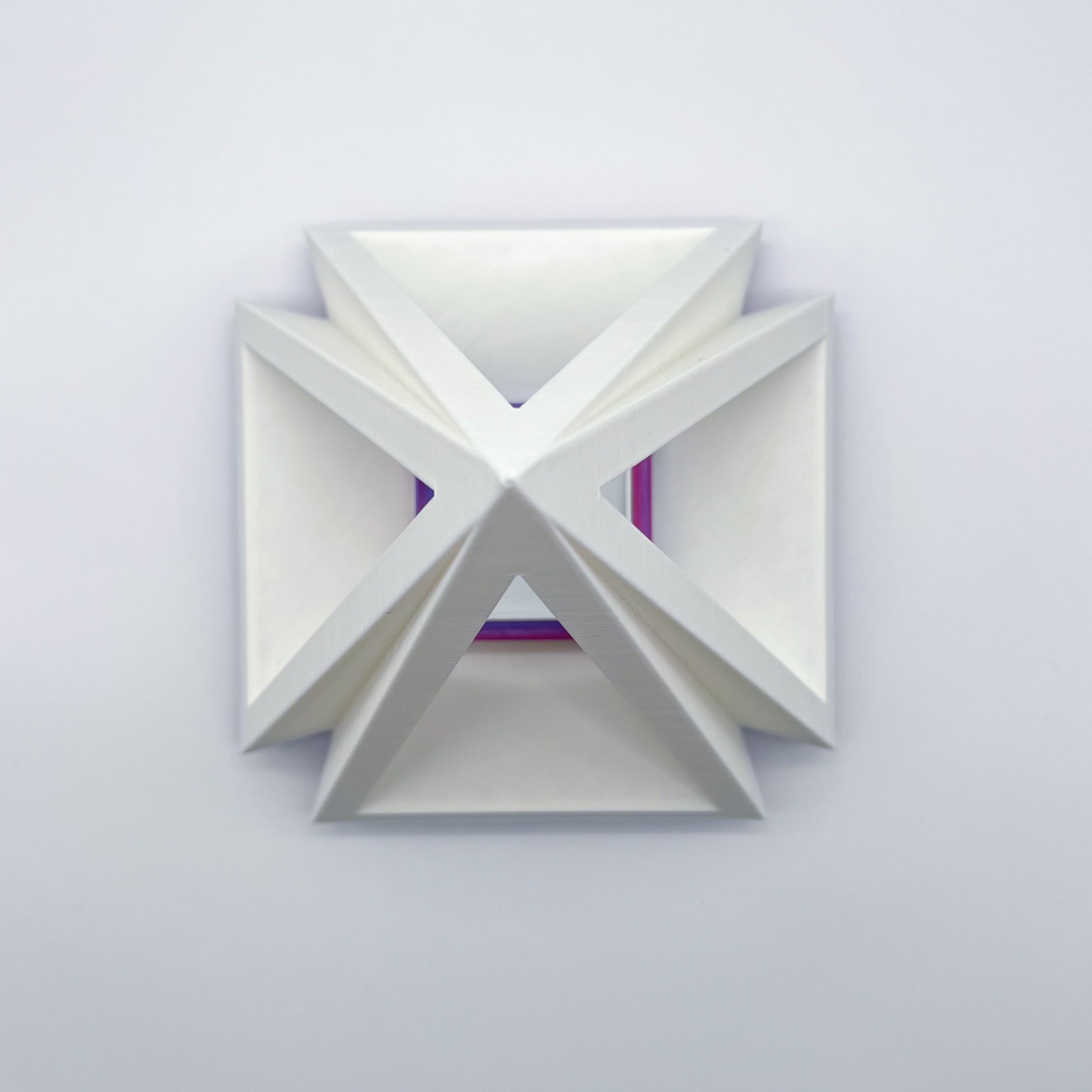 Pyramid LED Table Lamp With Color Changing Remote3d Printed - Etsy