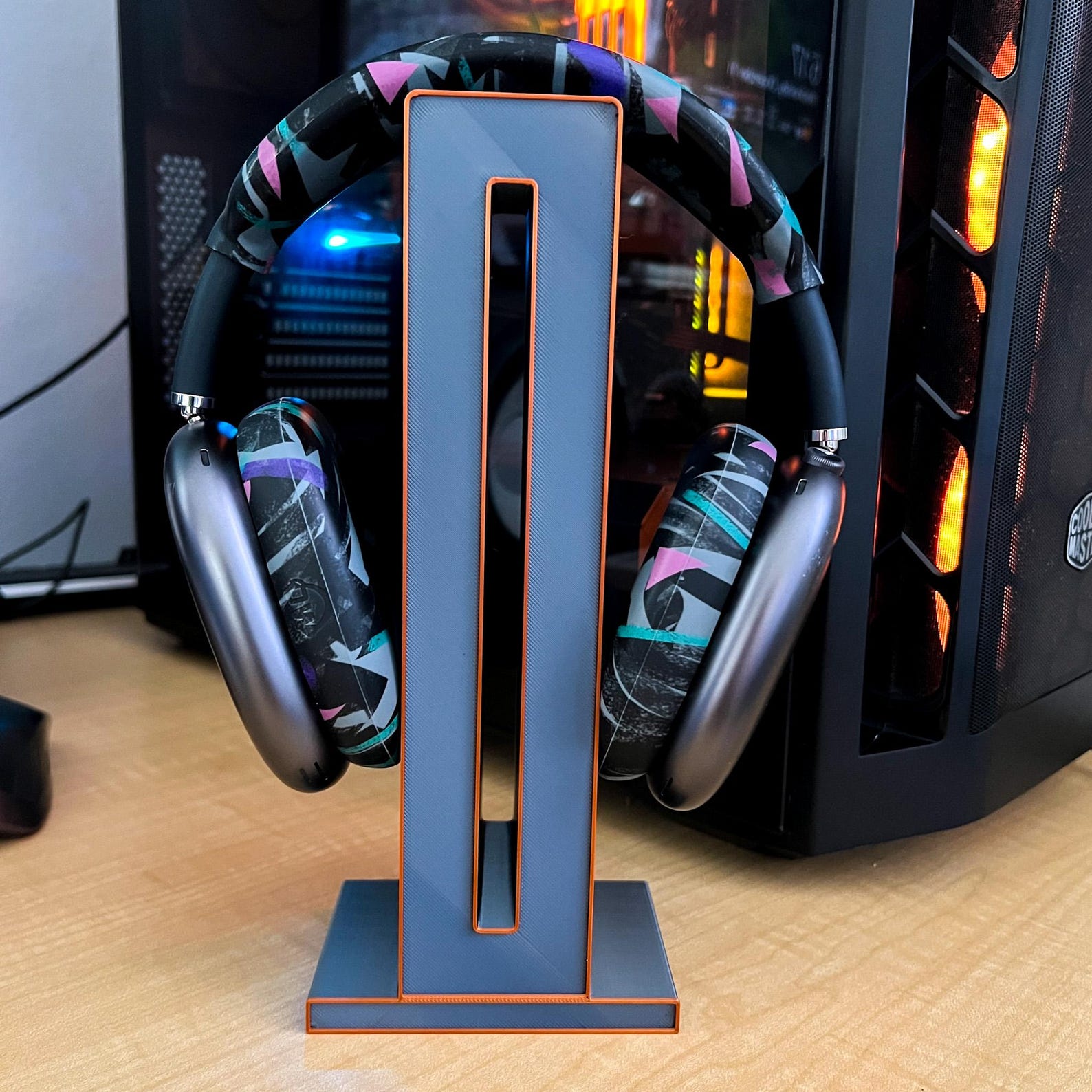3D Printed Headphone Stand: Desk Organizer, Gaming Headset Holder - Etsy