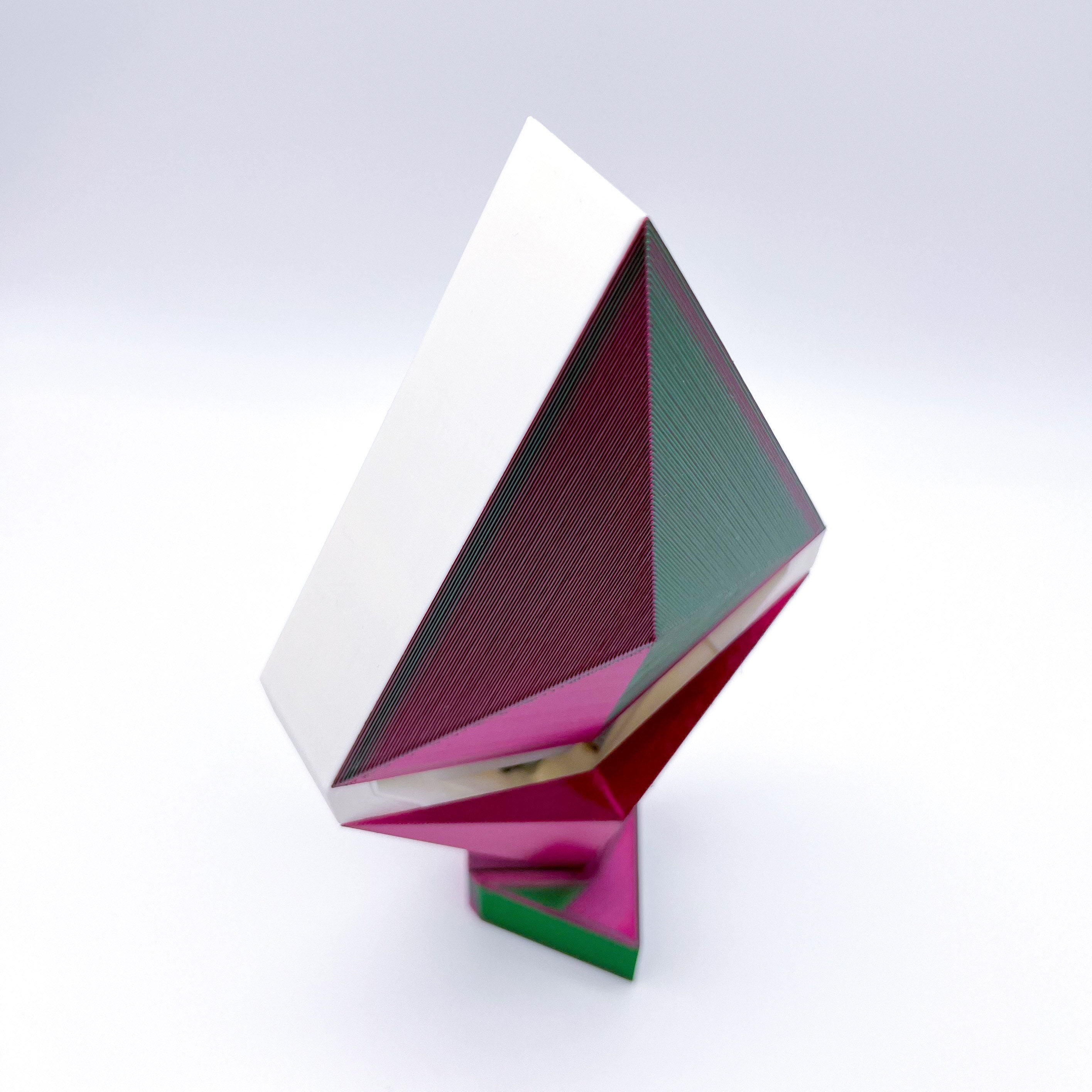 LED RGB Ethereum Table Lamp,color Changing Remote 3D Printed Cool Lamp ...