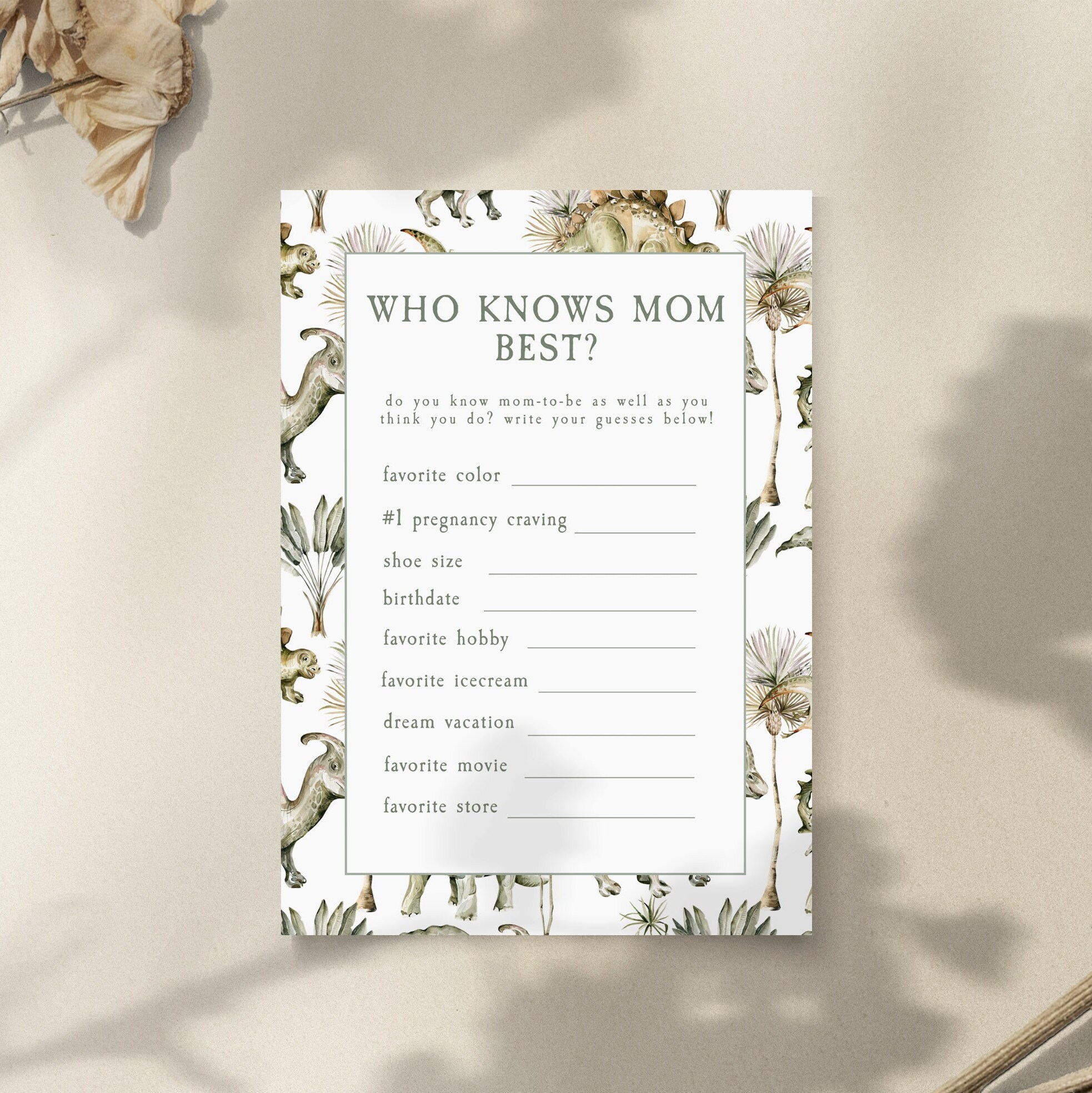 Hatching Soon Dinosaur Baby Shower Games, Set of 6 Editable Baby Shower ...