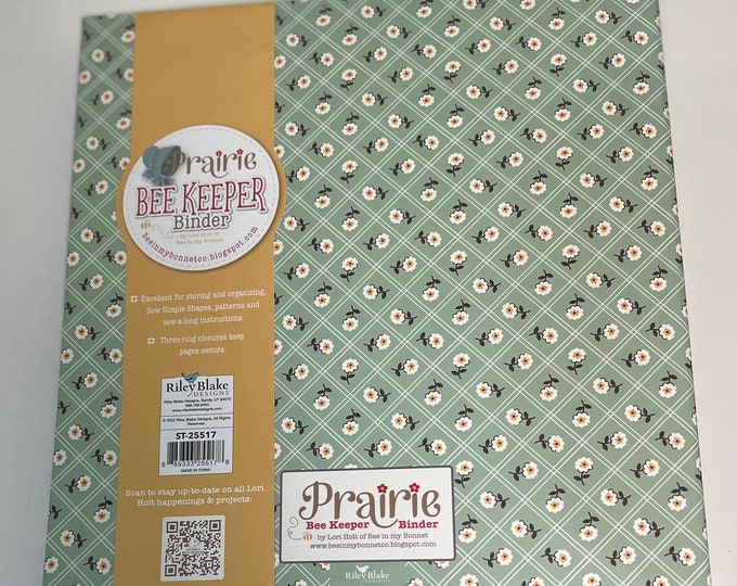 Prairie Bee Keeper Binder | Lori Holt - Etsy