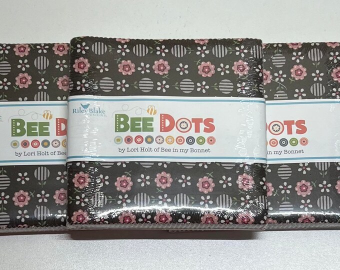 Bee Dots 5" Stacker | Lori Holt | Charm Pack - Etsy
