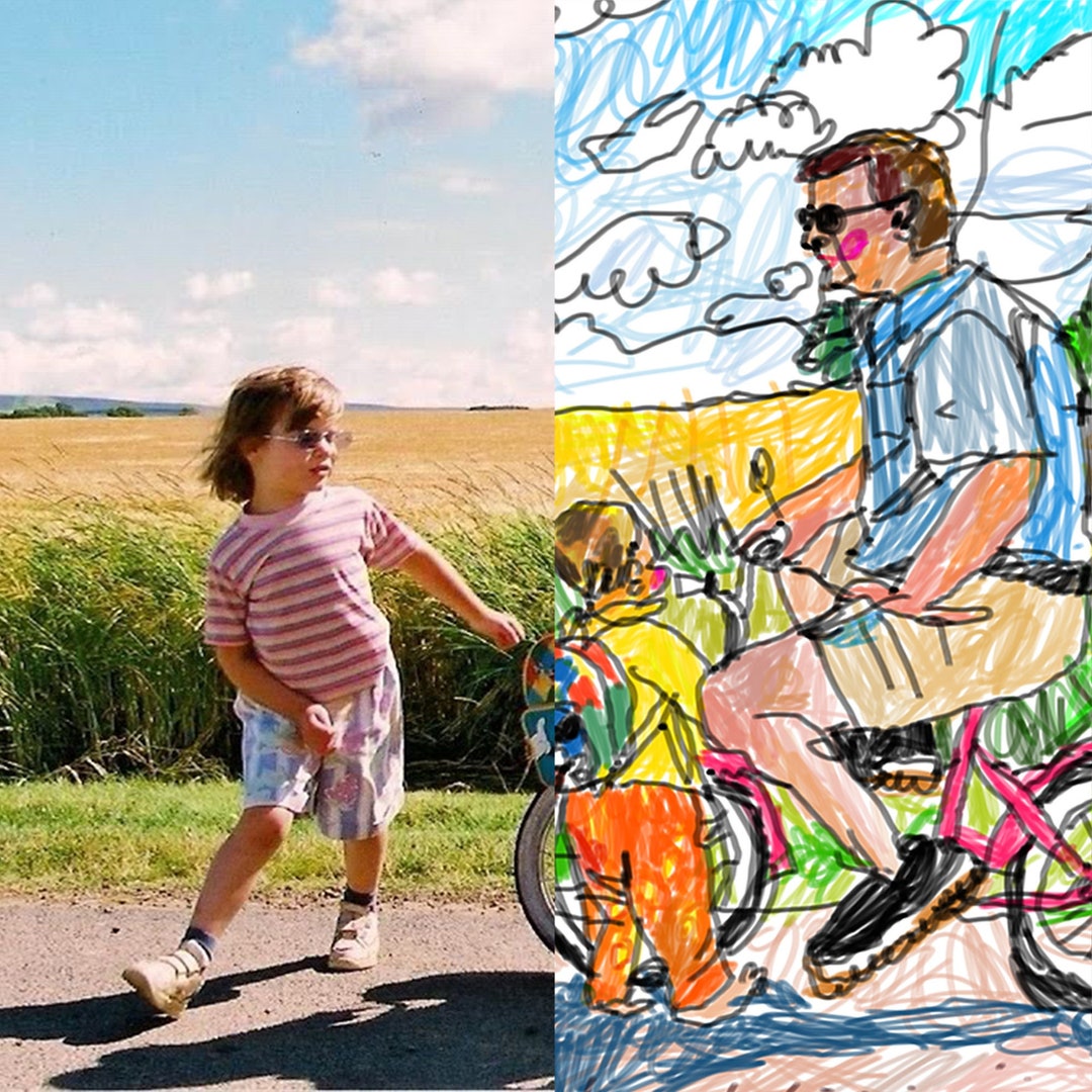 Custom Horrible Drawing of Your Loved Ones Bad Illustration Terrible ...