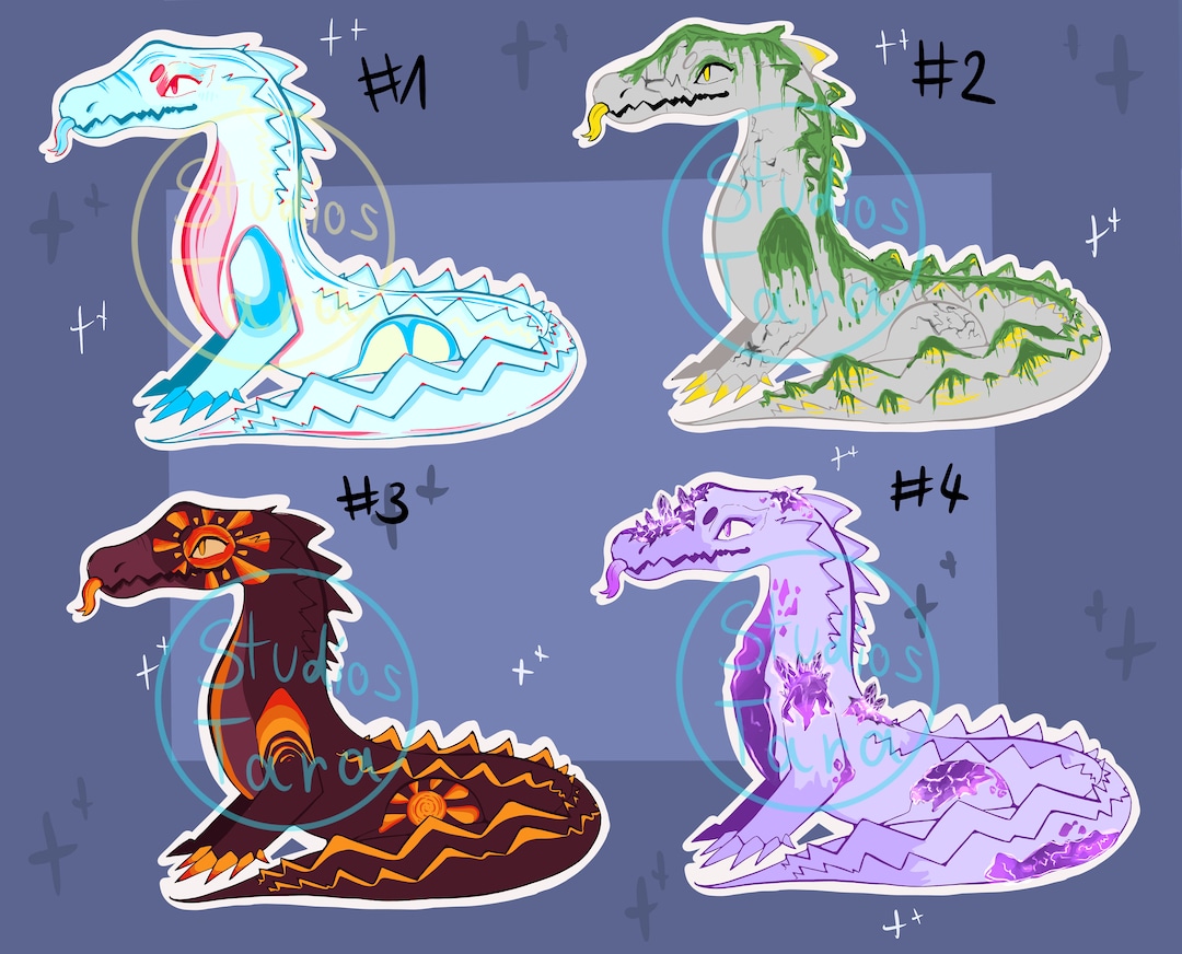 Digital Dragon / Crocodile Fursona Adopt , Fursuit Adoptable - Etsy