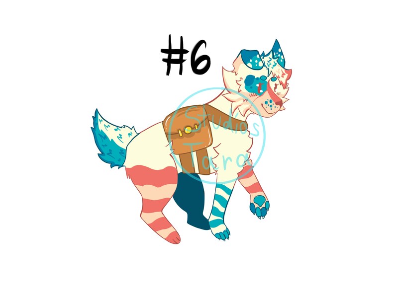 Digital Fursona Adobtable Fursuit Adopt - Etsy