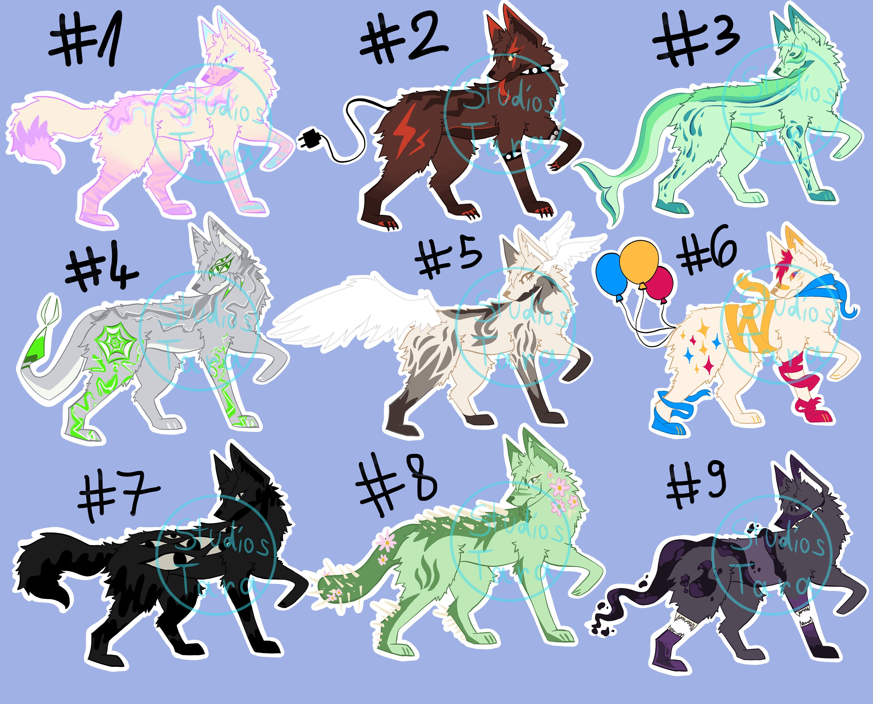 Canine / Wolf Fursona Adopts , Fursuit Adoptable - Etsy