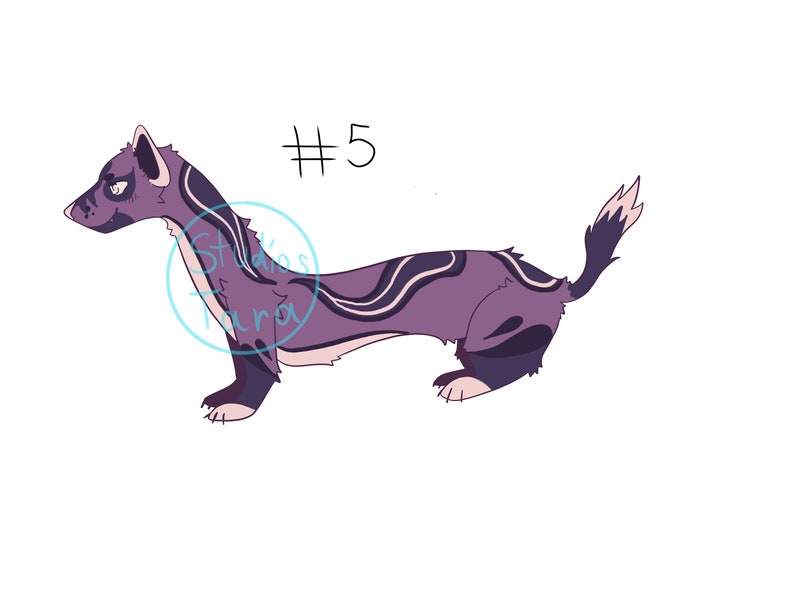 Ferret Fursona Adoptable , Fursuit Adopt - Etsy