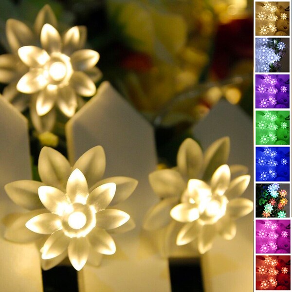 Flower String Lights - Etsy