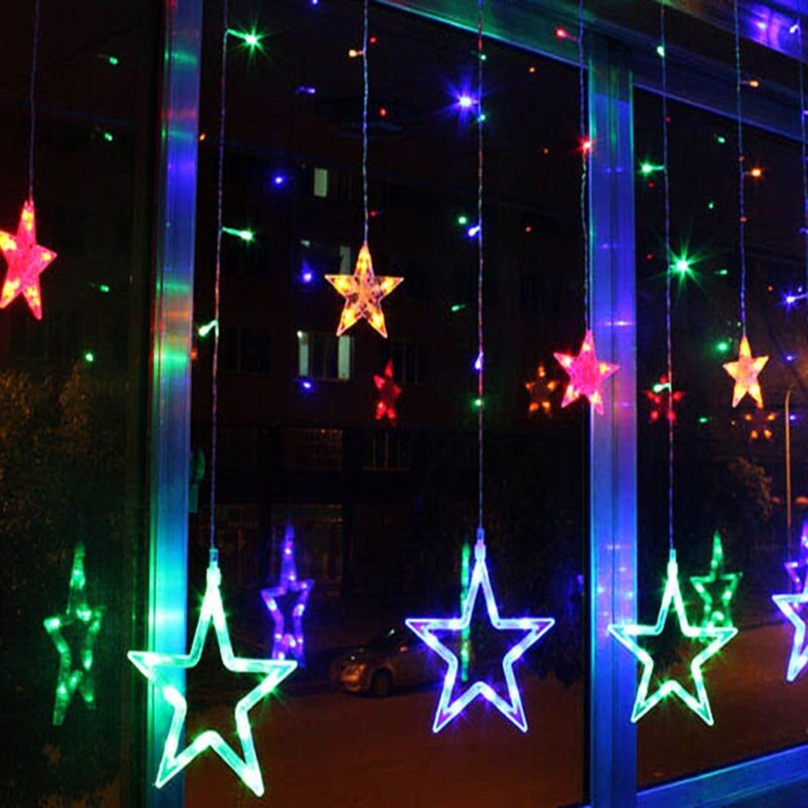 Star Curtain Lights LED String Lights Twinkle Fairy Lights - Etsy UK