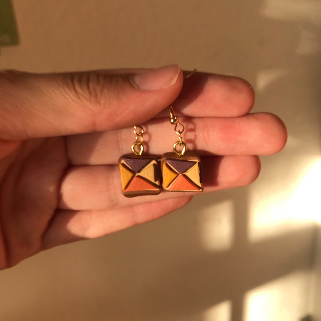 Moony Toast Earrings Atyd Description - Etsy