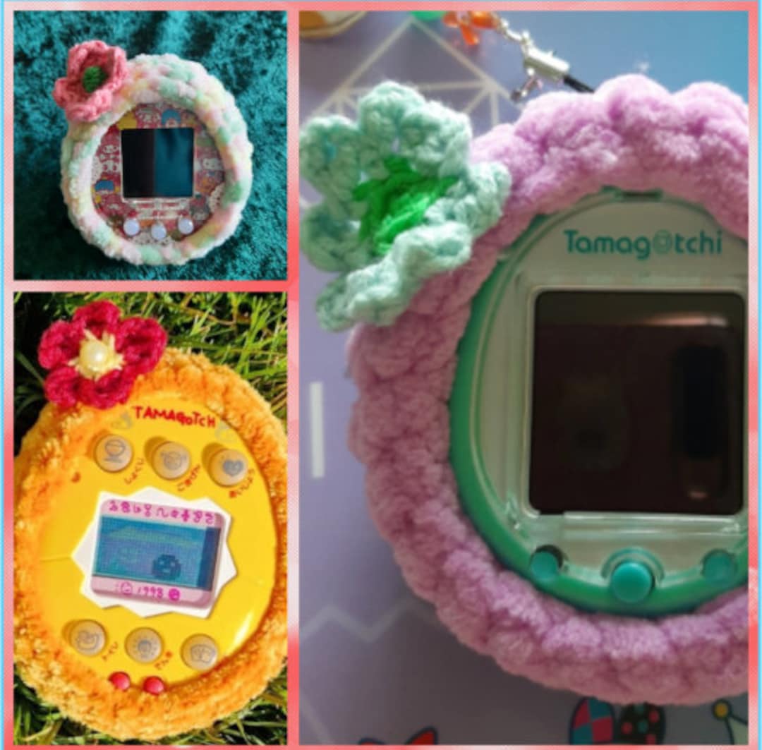 Tamagotchi Case Cover With Flower Many Different Colors Possible ...