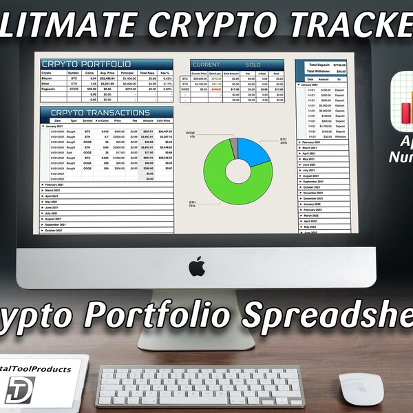 Excel Template Crypto - Etsy