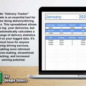 Delivery Tracker for Google Sheets | Delivery Log & Statistics ...