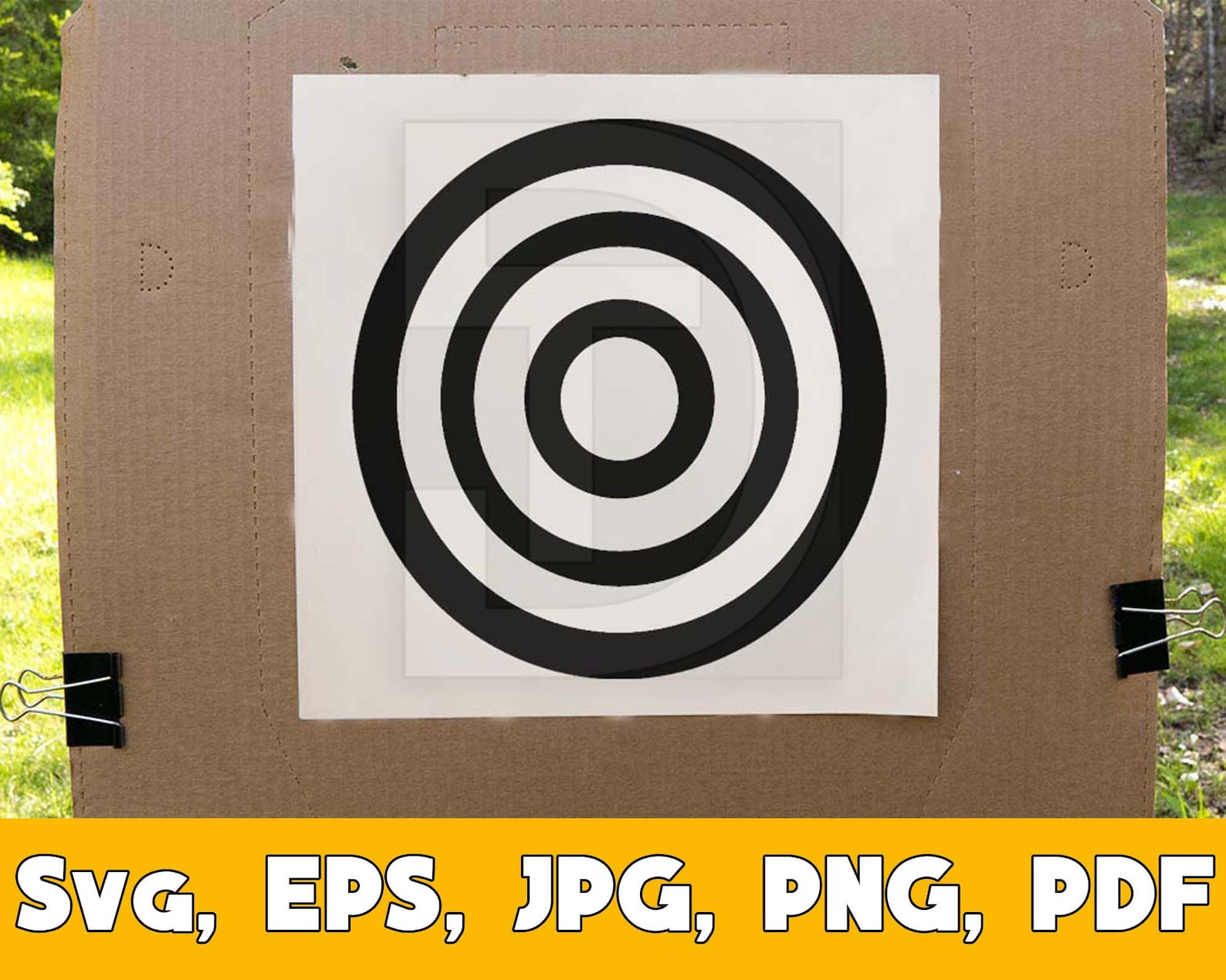 Target SVG Pack Cricut Targets Svg, Png, Jpg, Pdf, Eps Target Vectors 5 ...