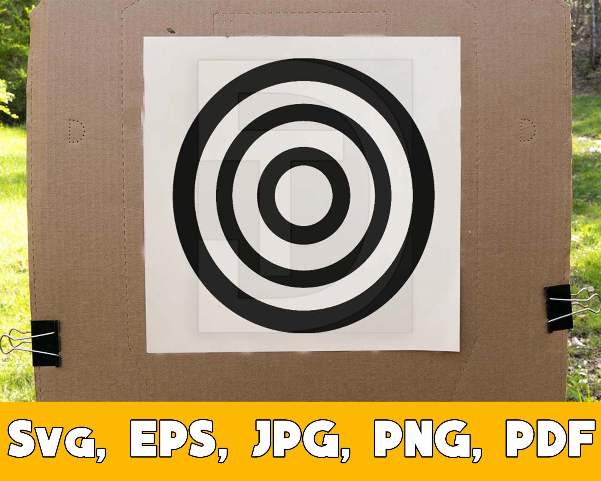 Target SVG Pack | Cricut Targets | Svg, Png, Jpg, Pdf, Eps | Target ...