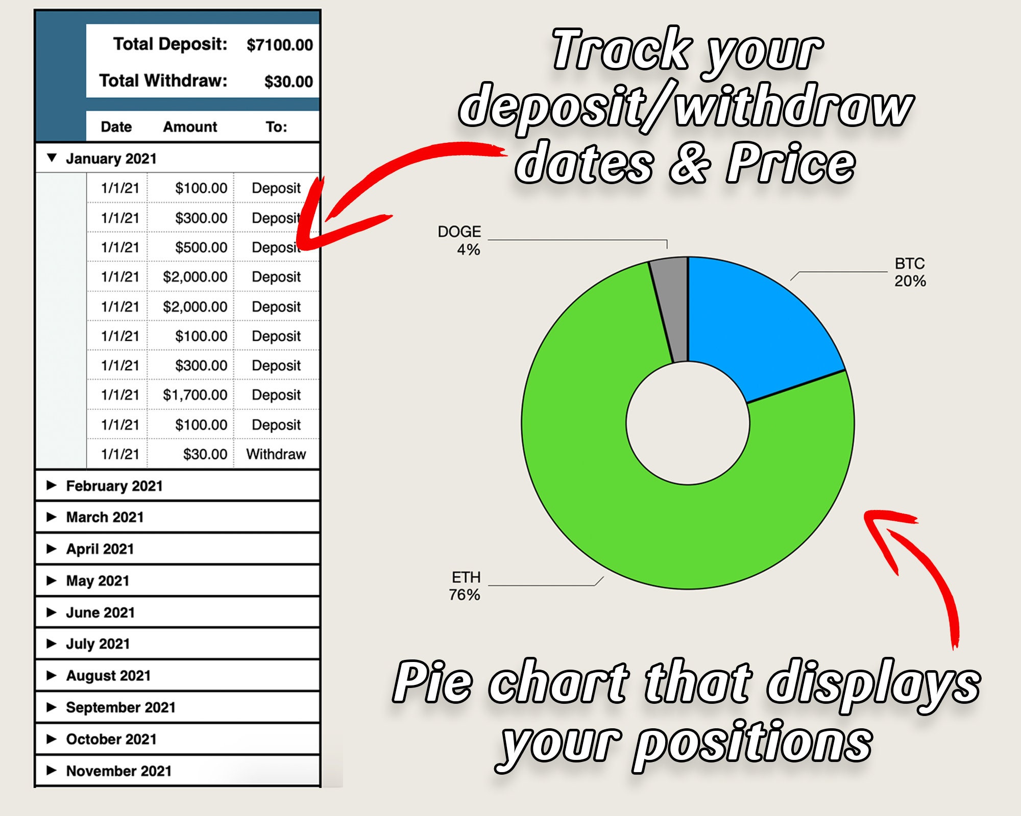 Apple Numbers Crypto Tracker: Ultimate Cryptocurrency Spreadsheet - Etsy