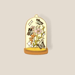 Flower Butterfly Enamel Pin Backpack Cute Pin Gift Ideas Cute Pins for ...