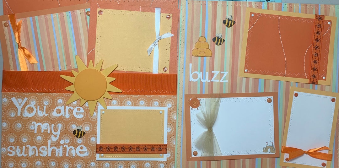 Handmade Scrapbook Pages 12x12 - Etsy