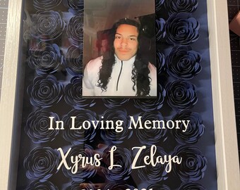 In Memory Shadow Box | Etsy