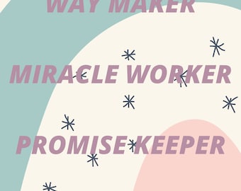Way Maker Wallpaper - Etsy