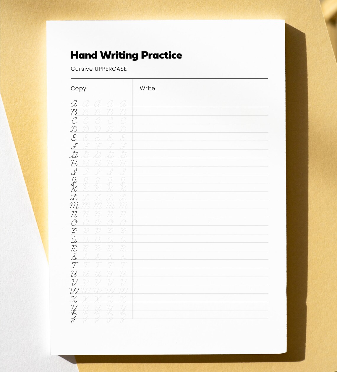 Complete Handwriting Practice Printables Kit, Handwriting Worksheets ...