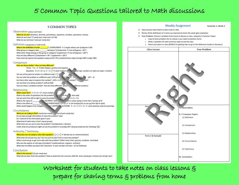 Challenge A Mathematical Mysteries Using 5 Common Topics - Etsy