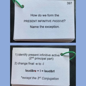 Challenge I Henle Latin Grammar Rules Flashcards (set 3) - Etsy