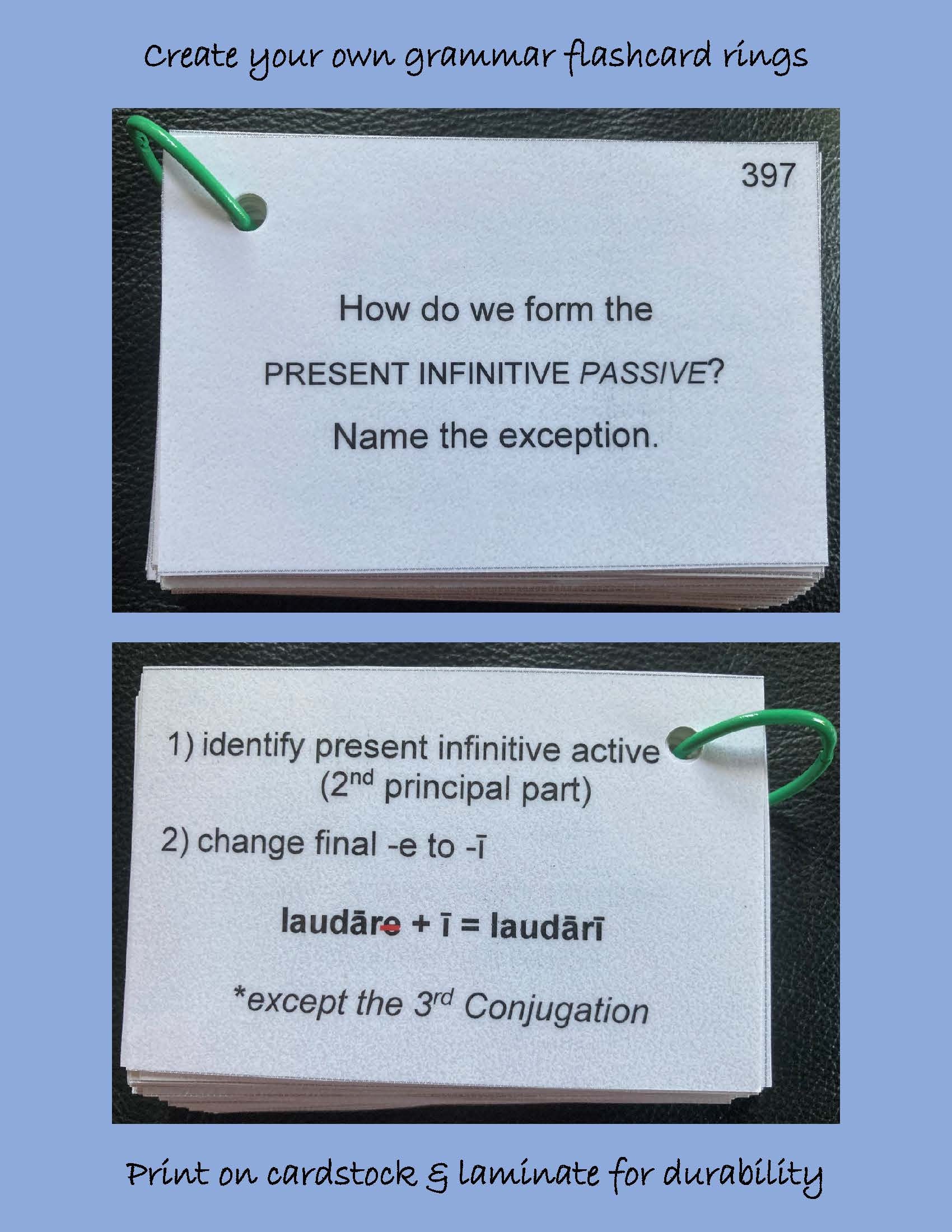 Challenge I Henle Latin Grammar Rules Flashcards (set 3) - Etsy