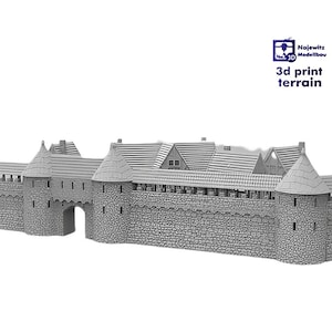 Medieval Town Wall Style C/D - Medieval Tabletop and Modeling, Diorama ...
