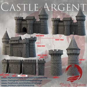 Breton Fortress Border, Castle Argent - Kingdom of Bretonia, Fantasy ...